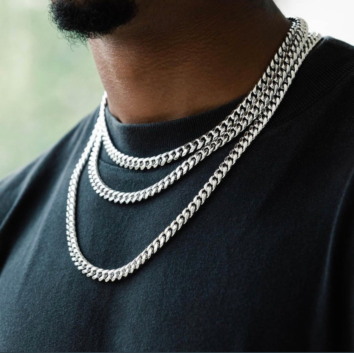 Sterling Silver Cuban Link Chain – ICEEX