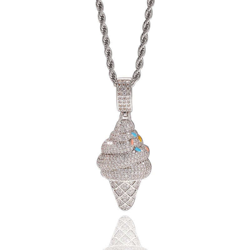 Diamond Ice Cream Pendant – ICEEX
